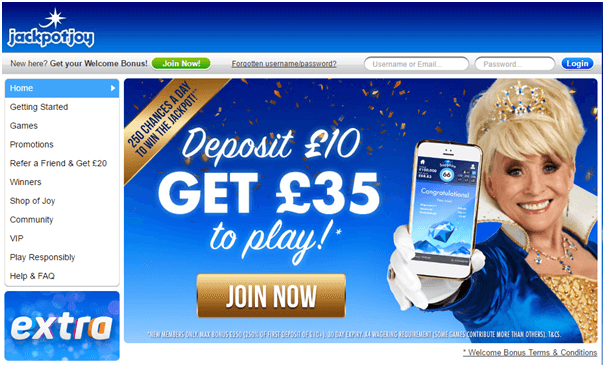 JackpotJoy Casino- UK friendly online casino to grab wonderful bonuses